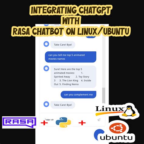 chatgpt with rasa chatbot on linux ubuntu