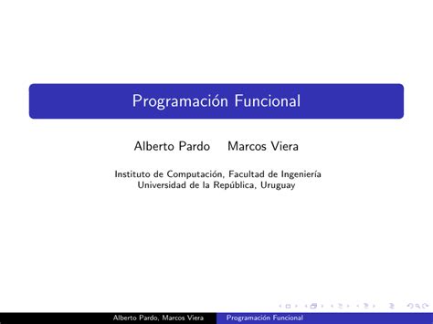 Programación Funcional
