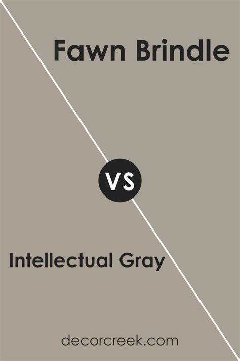Intellectual Gray Sw 7045 By Sherwin Williams Vs Fawn Brindle Sw 7640