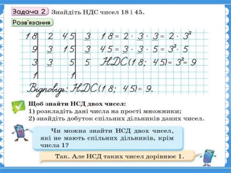Презентація Найбільший спільний дільник