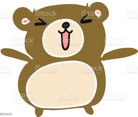 Ilustrasi Kartun Kawaii Boneka Beruang Lucu Ilustrasi Stok Unduh