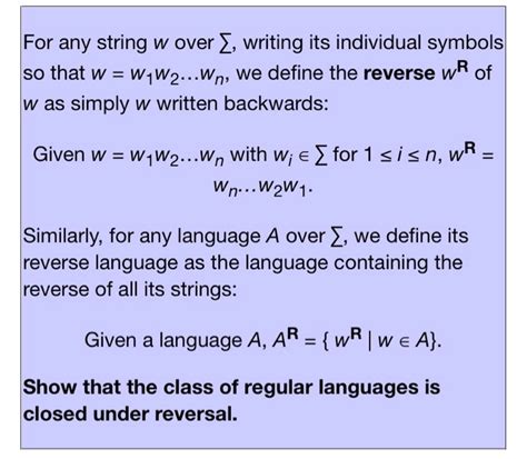 solved for any string w over { writing its individual
