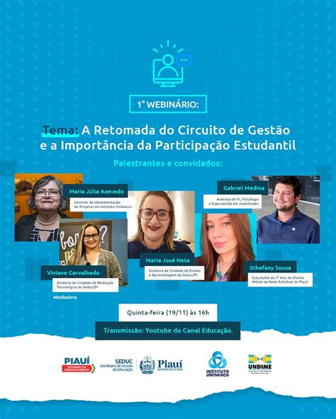 Webinário Do Circuito De Gestão Acontece Nesta Quinta 19