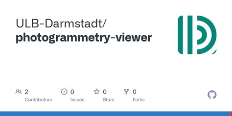 Github Ulb Darmstadtphotogrammetry Viewer
