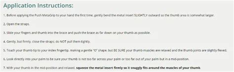 Push Metagrip Thumb Cmc Brace On Sale