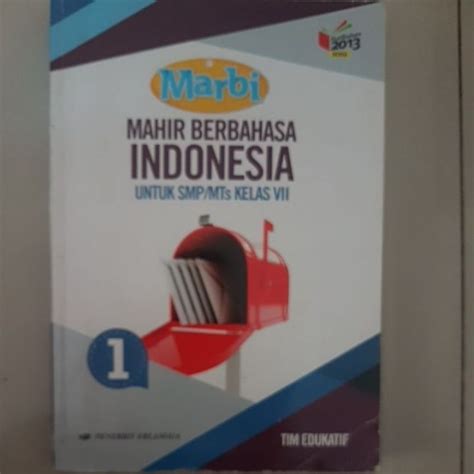 Jual Buku Mahir Berbahasa Indonesia Kelas 7 Penerbit Erlangga Shopee