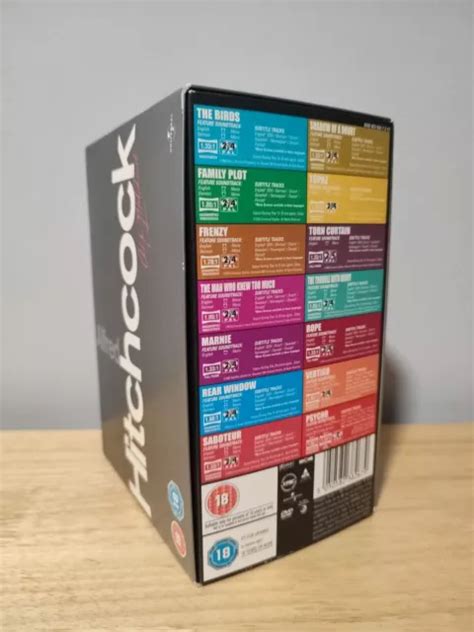 Alfred Hitchcock Complete 14 Dvd Box Set 2005 Excellent Condition B13