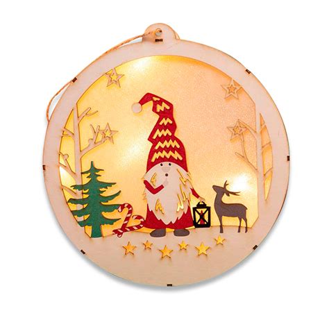 티처스 Diy 크리스마스 조명 만들기 원형 산타 두사몰