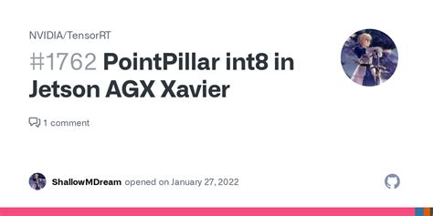 Pointpillar Int8 In Jetson Agx Xavier · Issue 1762 · Nvidiatensorrt