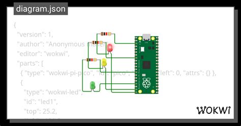 Traffic Lights Copy Wokwi ESP32 STM32 Arduino Simulator
