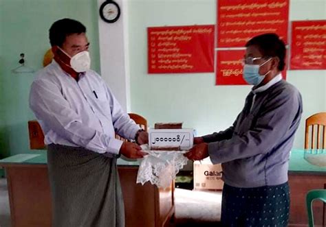 နမ့်စန်မြို့နယ် ပညာရေးဝန်ထမ်းများက မြို့နယ်အတွင်း ကိုဗစ် ၁၉ရောဂါကာကွယ