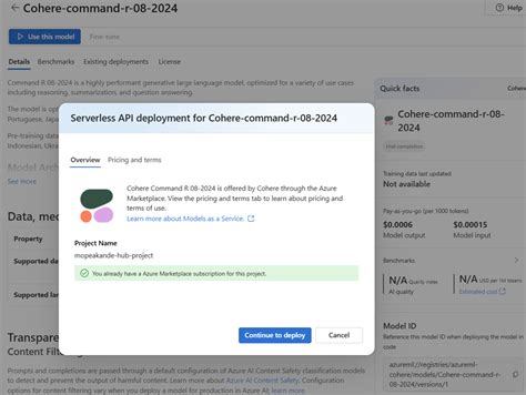 Deploy Models As Serverless Api Deployments Azure Ai Foundry