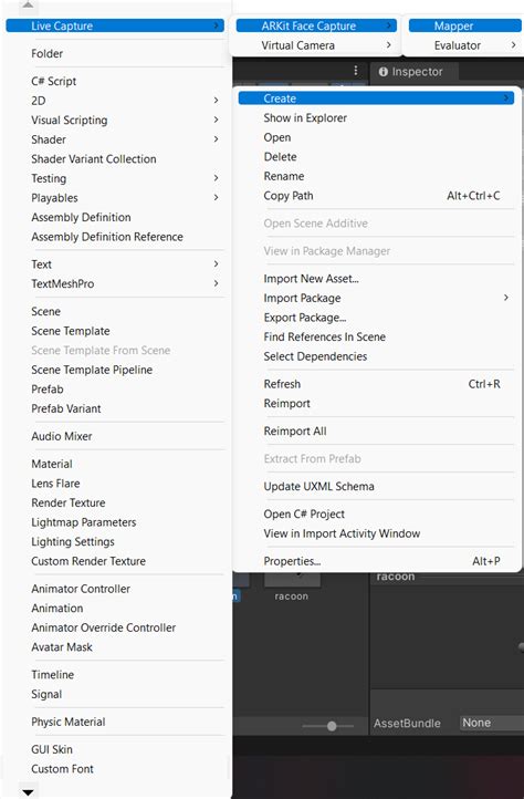 Unity Live Face PERCEPTION NEURON