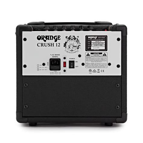 Orange Crush 12 Combo, Black at Gear4music