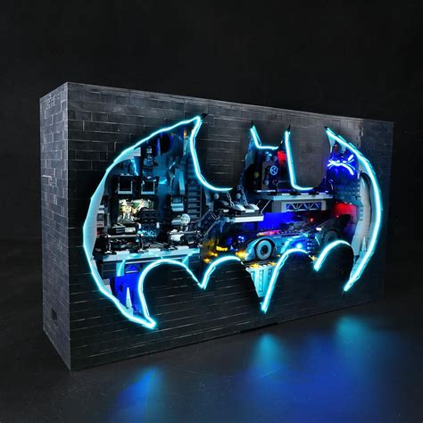 Dalded Kit De Iluminaci N Led Para Lego Batcave Caja De Sombra Luz Led Compatible Con Modelos