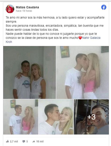 Nahir Galarza Y Matías Caudana Cómo Inició Su Historia De Amor