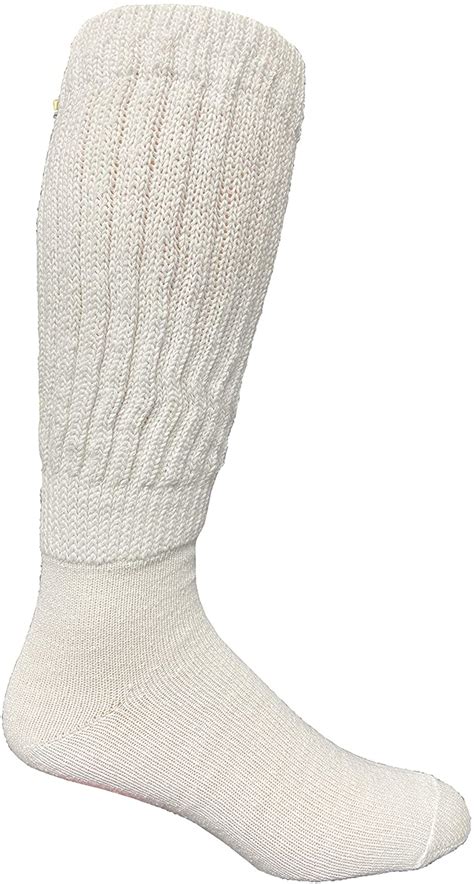 Yacht And Smith Mens Cotton Extra Heavy Slouch Socks Boot Sock 6 Pairs
