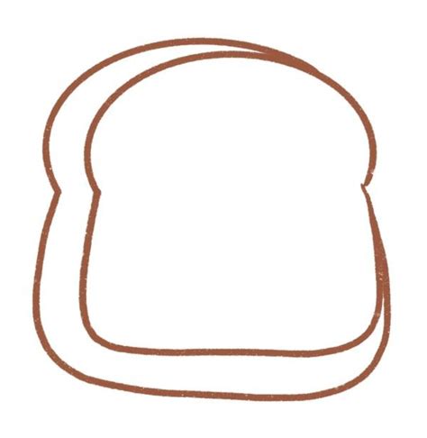 How To Draw A Kawaii Toast Draw Cartoon Style