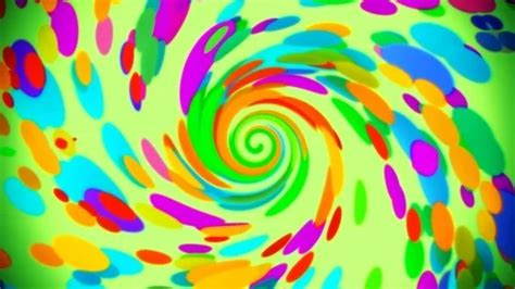 Vortex Of Colors Vj Loop Abstract Motion Stock Video Pond