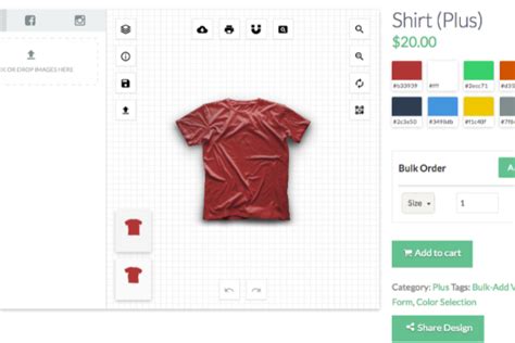 Fancy Product Designer Woocommerce Wordpress Plugin Max