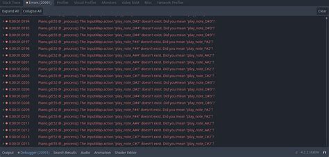 Game Development Godot Input Shift Key Only Playing Key Stack