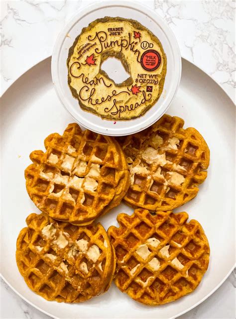 Pumpkin Protein Waffles X Pumpkin Cream Cheese Pumpkin Cream Cheeses