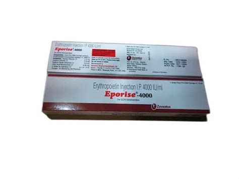 Erythropoietin Injection Iu Prescription At Piece In Kolkata