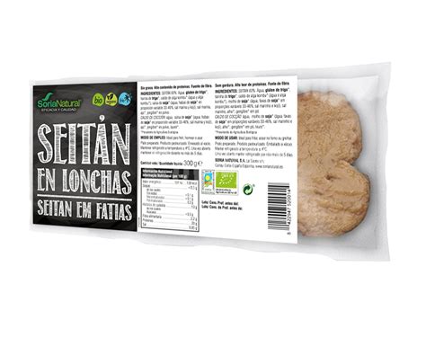 Soria Natural Seitán en lonchas Paquete 300 g