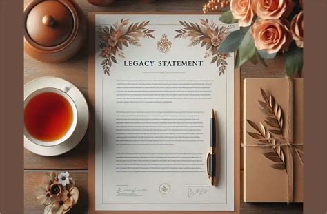 What Is A Legacy Statement And Letter Types Examples And How To