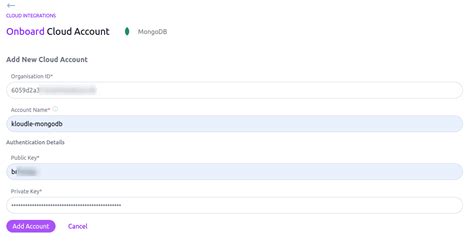How To Onboard MongoDB Cloud To Kloudle