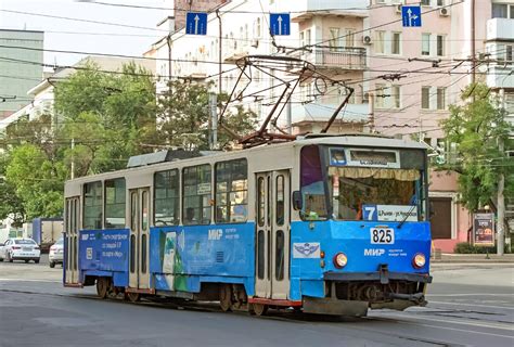 Ростов-на-Дону, Tatra T6B5SU № 825 — Фото — Городской электротранспорт