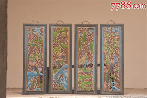 香樟木镂空雕老花窗一套 价格 1700元 se92084659 木屏风 零售 7788收藏 收藏热线