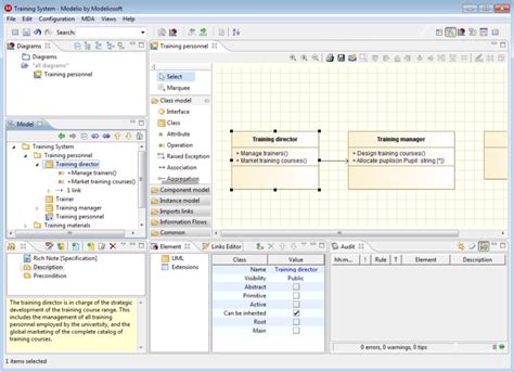 Modeler Modeler Interface Perspectives ModelioOpenSource Modelio Wiki GitHub
