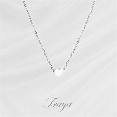 Fraya สร้อยคอ โดนสารเคมีได้ ไม่ลอก ไม่ดำ คอลเลคชั่น 4 แบบ ของขวัญ