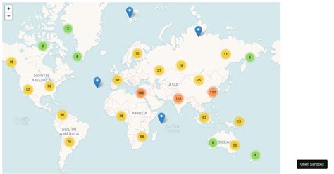 Vue Leaflet With Clusters Forked Codesandbox