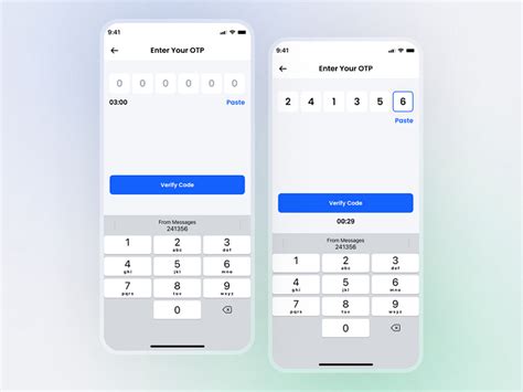 Otp Screen Ui Design By Shahzaib Jugwal On Dribbble