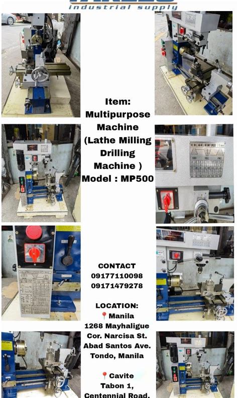 Multipurpose Machine Lathe Milling Drilling Machine On Carousell