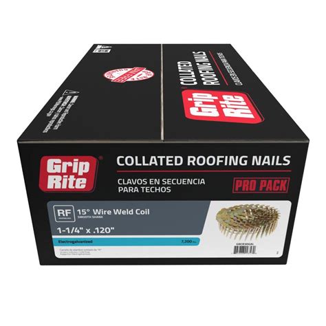 Grip Rite Grip Rite 1 1 4 Smooth Galvanized Coil Roofing 42 Off