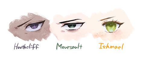 Ishmael Heathcliff And Meursault Project Moon And 1 More Drawn By