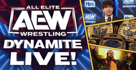 Aew Dynamite Preview Tony Khans Collision Announcement Three Title