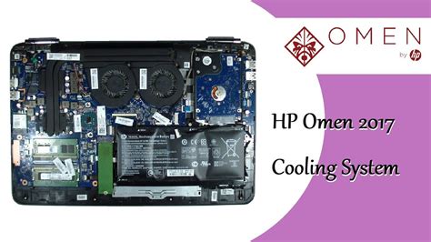 Hp Omen 2017 Cooling System Fan Replacement Thermal Paste Replacement