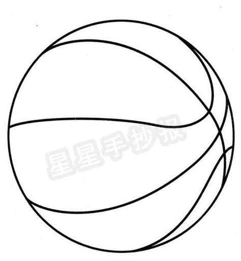 l篮球简笔画 简笔画图片大全 普车都