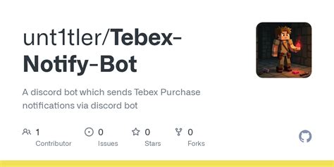 Github Unt1tlertebex Notify Bot A Discord Bot Which Sends Tebex Purchase Notifications Via