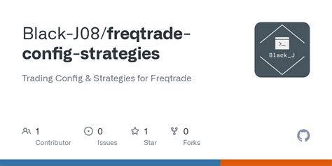 GitHub Black J08 Freqtrade Config Strategies Trading Config