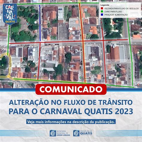Carnaval Quatis 2023 AlteraÇÃo No Fluxo De TrÂnsito Prefeitura
