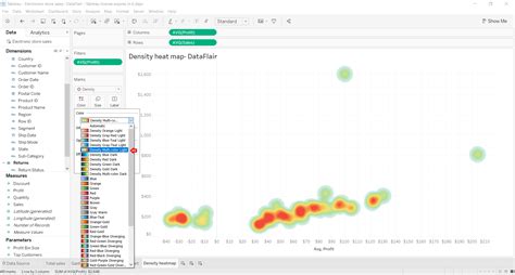 Tableau Heat Map Make Your First Heat Map With Us DataFlair