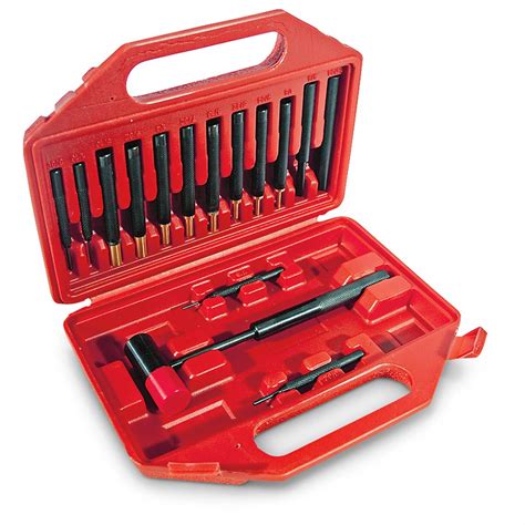 Winchester Brass And Steel Punch Set 15 Piece 592765 Gunsmithing At