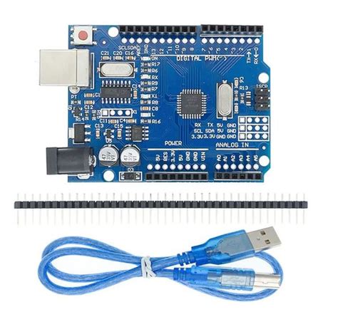 Arduino Uno R3 Atmega328p Ch340g с кабелем купить с доставкой по выгодным ценам в интернет