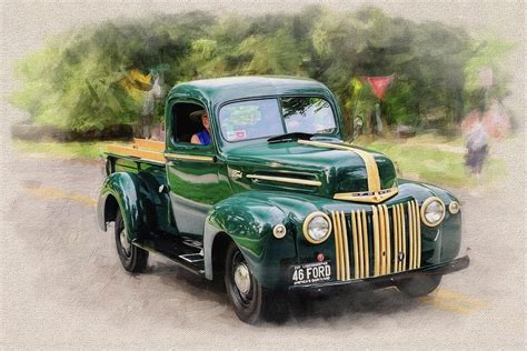 1946 Ford Pickup Photograph By Rich Fiddelke Fine Art America