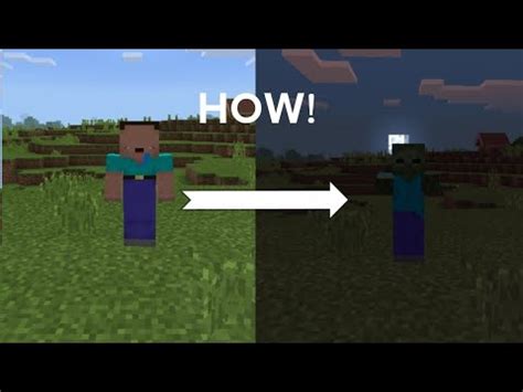 How To Morph Into Any Mob Minecraft Youtube